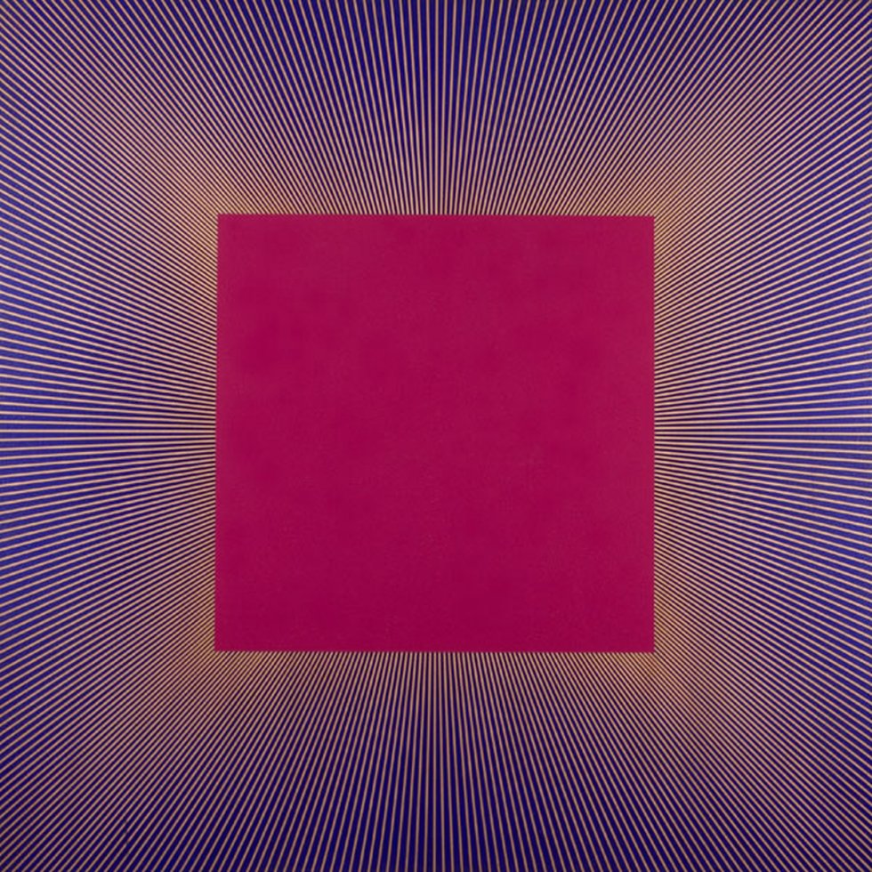 Deep Magenta Square (1978) Richard Anuszkiewicz