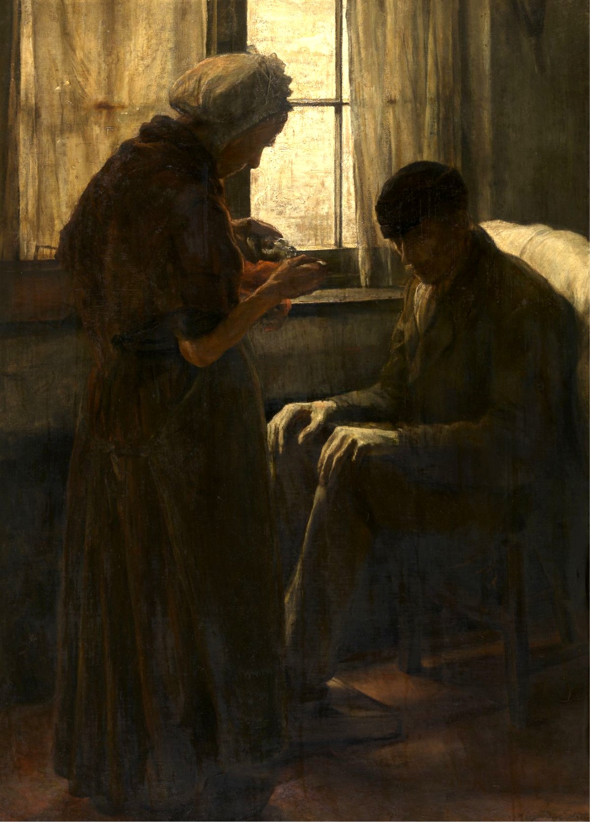 El sostén de la familia (1888) Alexander Struys